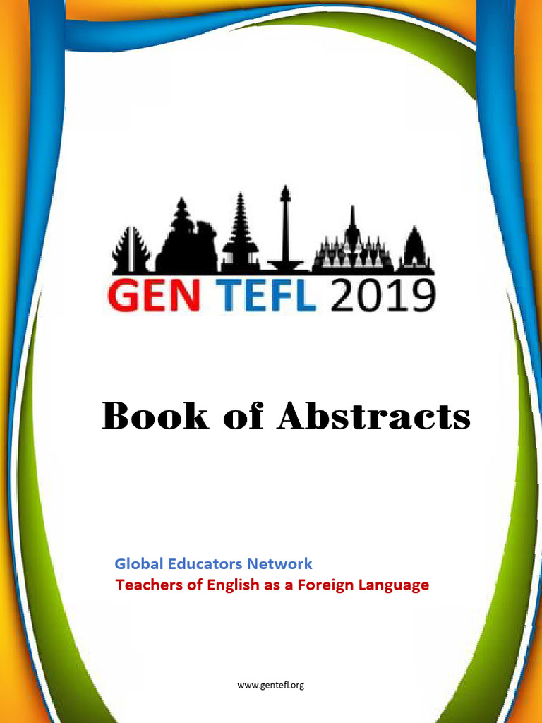 Gen Tefl 2019 Book of Abstracts | PDF | English As A Second Or Foreign ...