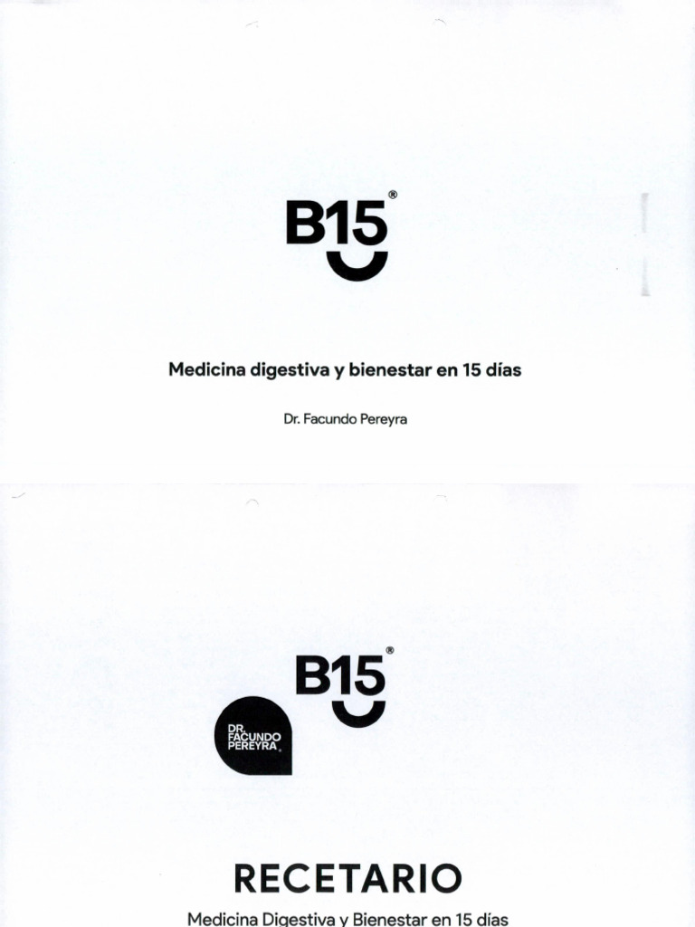 B15 Recetario | PDF | ensalada | Panes