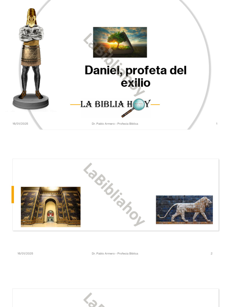 Curso sobre el libro de Daniel | PDF | Daniel (figura bíblica) | Libro ...