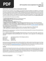 2026 ASA Licence Application Form | PDF