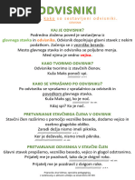 Preglednica Odvisnikov | PDF