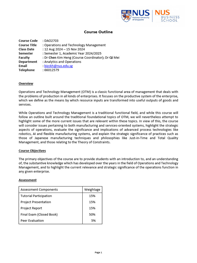 DAO2703 Operations and Technology Management | PDF | Artificial Intelligence | Intelligence (AI ...
