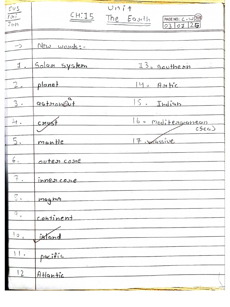 Ch- 15 Std. 4th Class Work | PDF