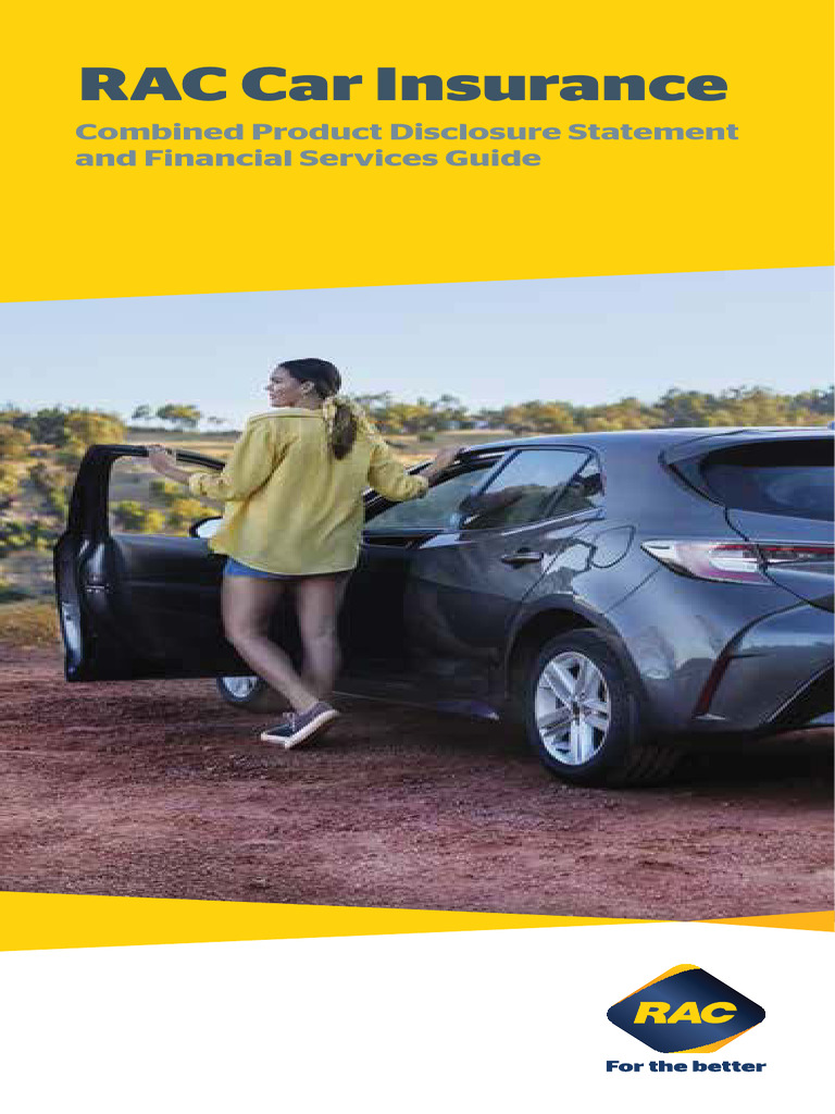 Rac Car PDS 28082024 | PDF | Insurance | Vehicle Insurance