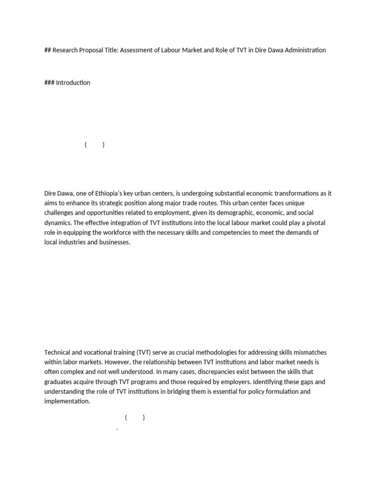labor market | PDF | Survey Methodology | Qualitative Research