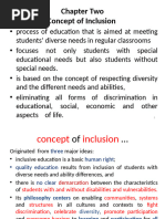 Chapter 2 Inclusiveness | PDF | Inclusion (Education) | Special Education