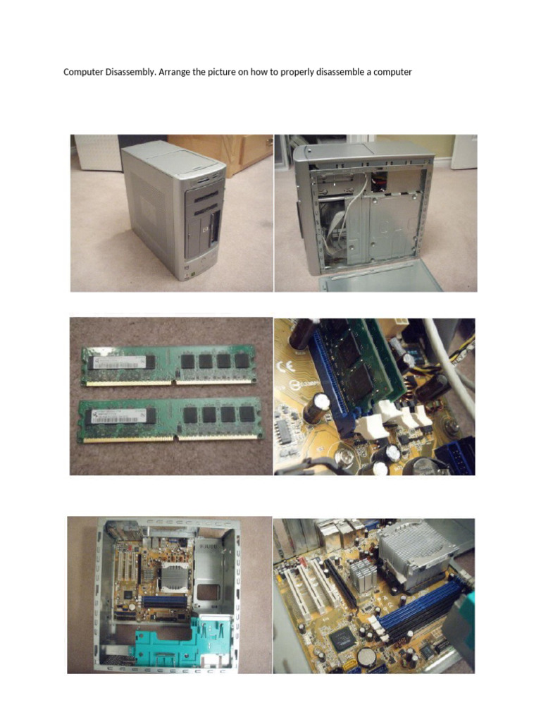 Grade 9 Zoom Activity Computer Disassembly | PDF