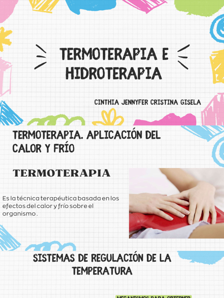 Termoterapia e Hidroterapia | PDF | Agua | Masaje
