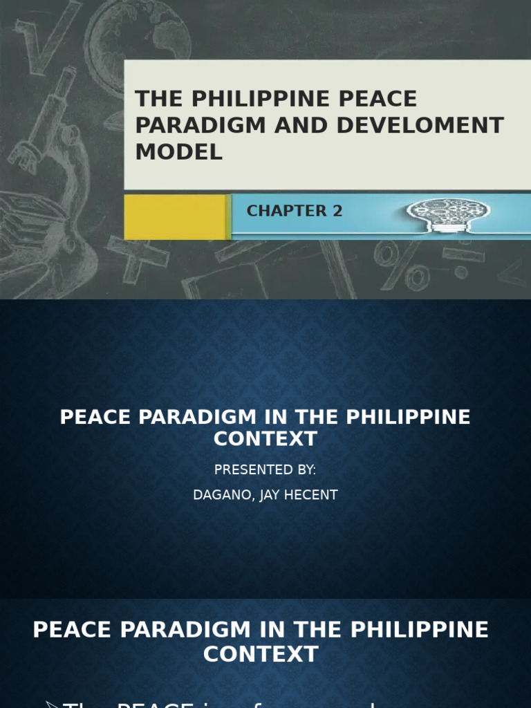 The Philippine Peace Paradigm and Develoment Model | PDF ...