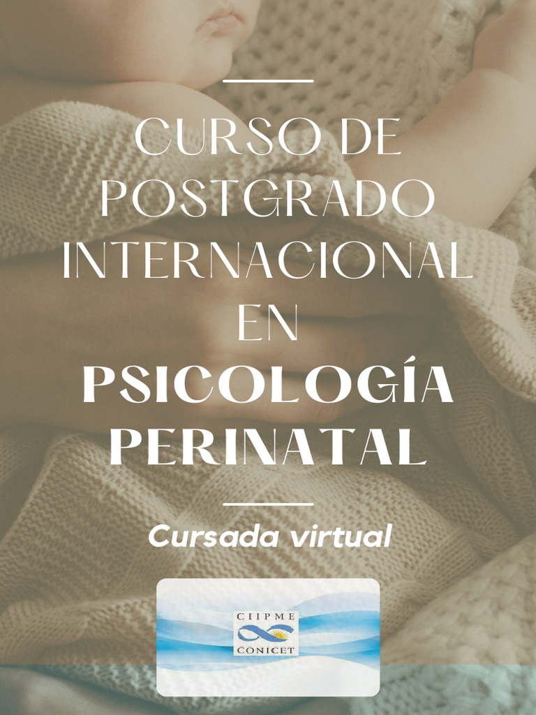 Curso Postgrado Perinatal - Carpeta Informativa 2023 | PDF | Sicología | Maestros