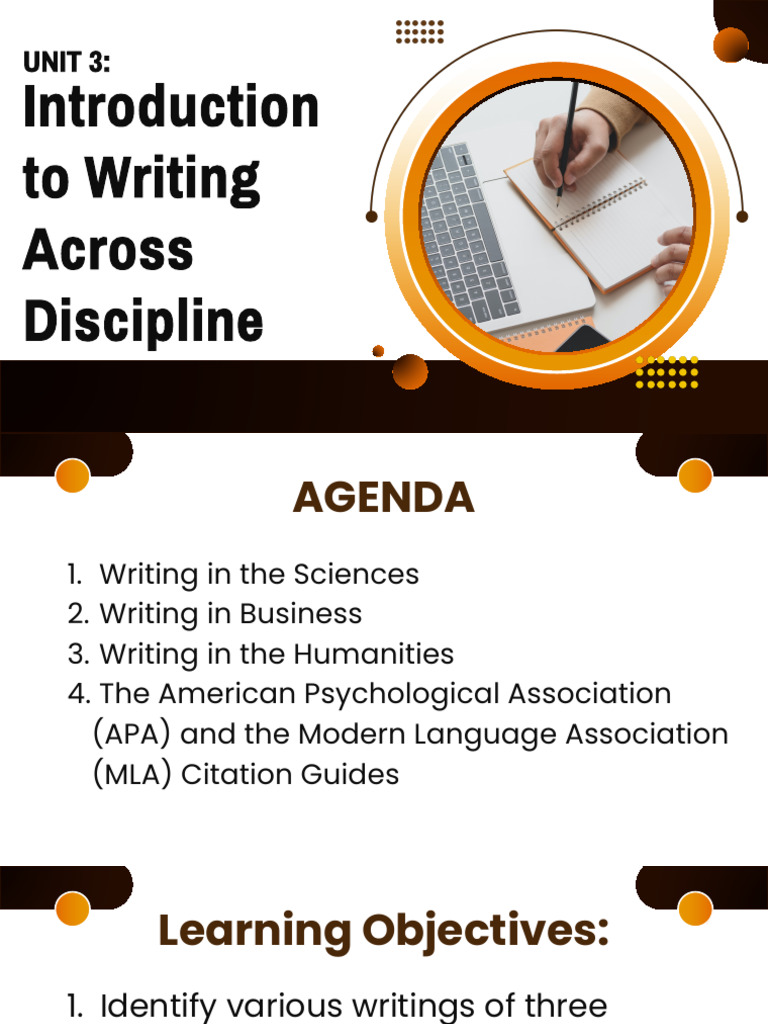 Unit 3 Introduction To Writing Across The Disciplines | PDF | Citation ...