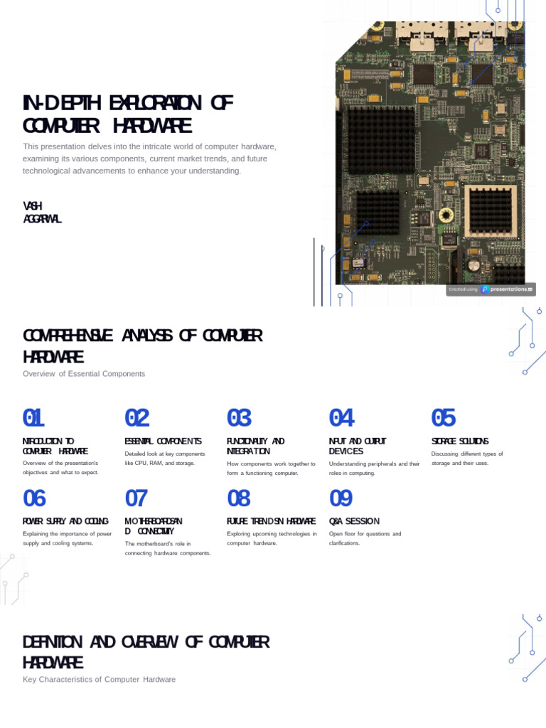 Comprehensive Analysis of Computer Hardware | PDF | Graphics Processing Unit | Computer Hardware