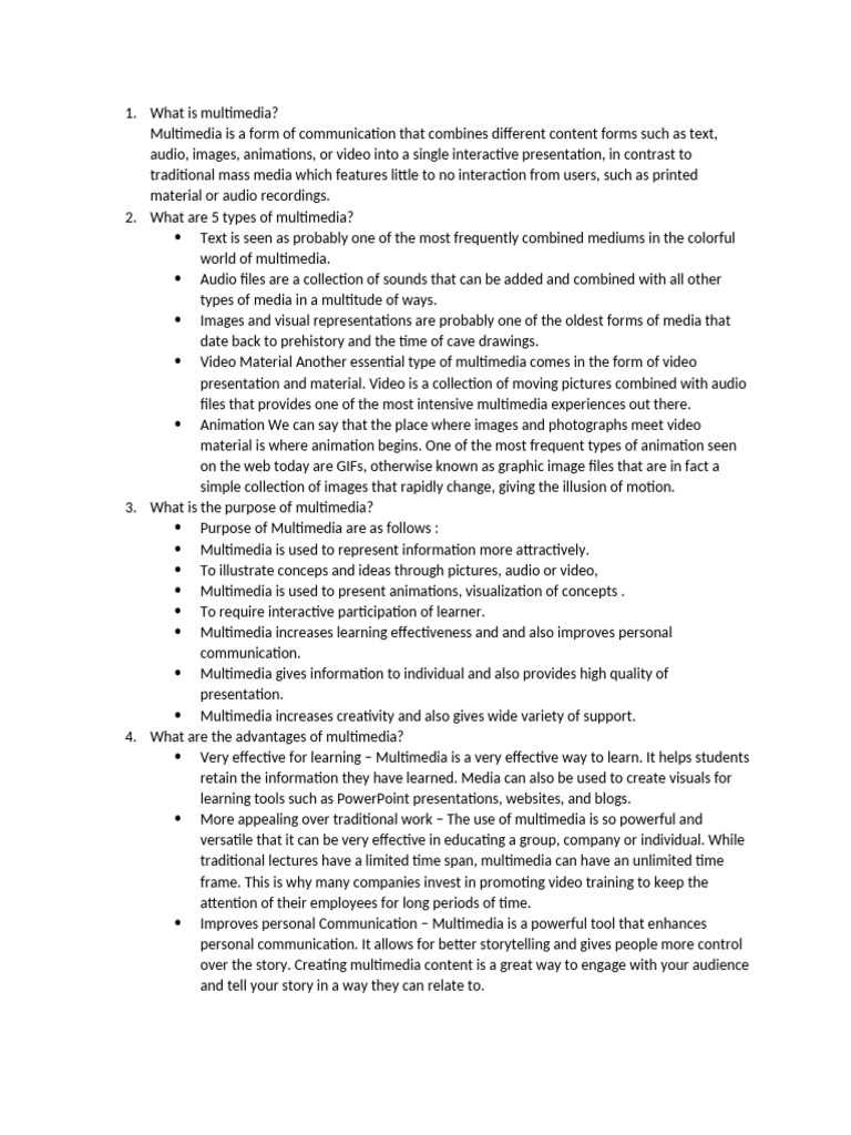 multimedia | PDF | Multimedia | Data Compression