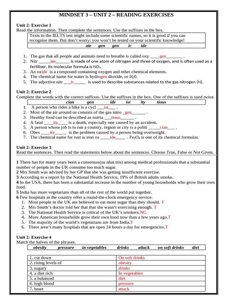 Unit 2 - Reading | PDF