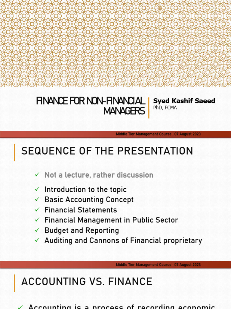 Finance Essentials for Non-Financial Managers | PDF | Budget ...