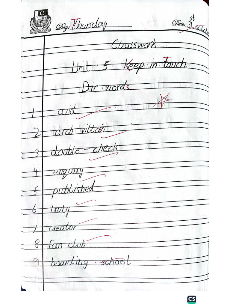 Unit 5 Notebook | PDF