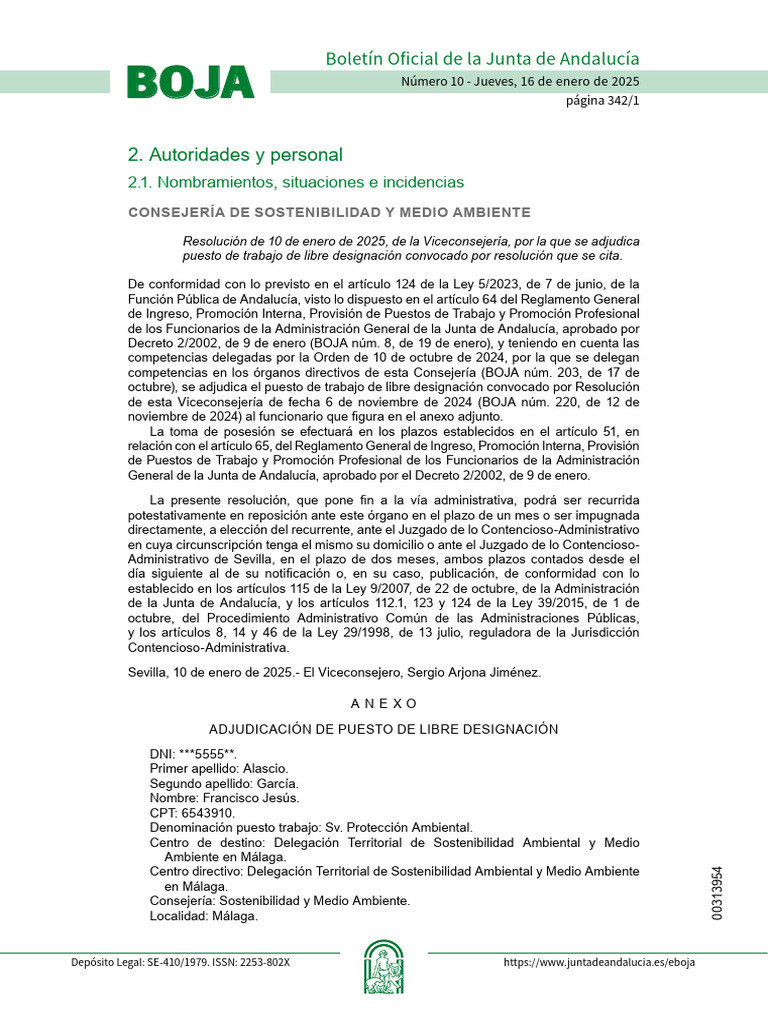 Boja Boja: 2. Autoridades y Personal | PDF | Gobierno