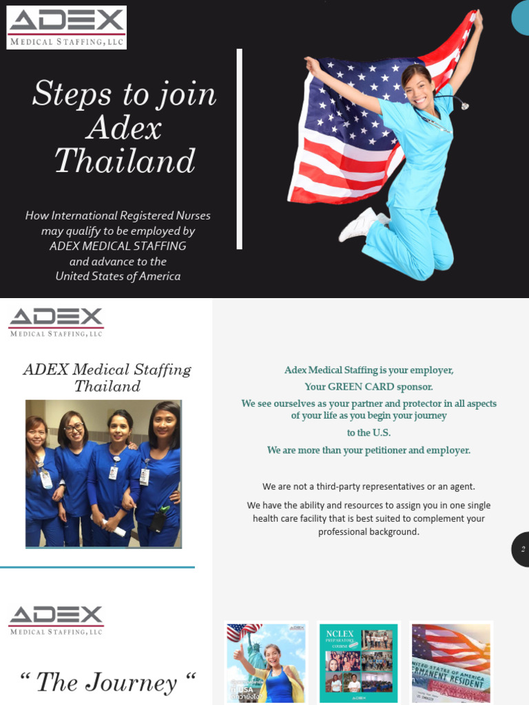 PDF 1 Steps to Join Adex Thailand | PDF | Nursing | Health Care