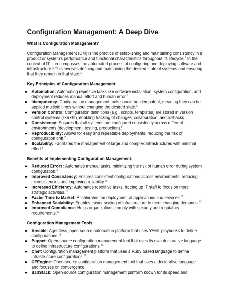 Configuration Management | PDF | Systems Thinking | Systems Engineering