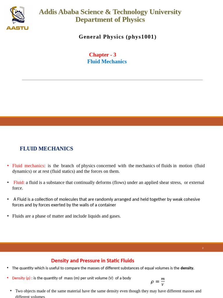 Pressure Exerted by Resting Fluids | PDF | Buoyancy | Pressure