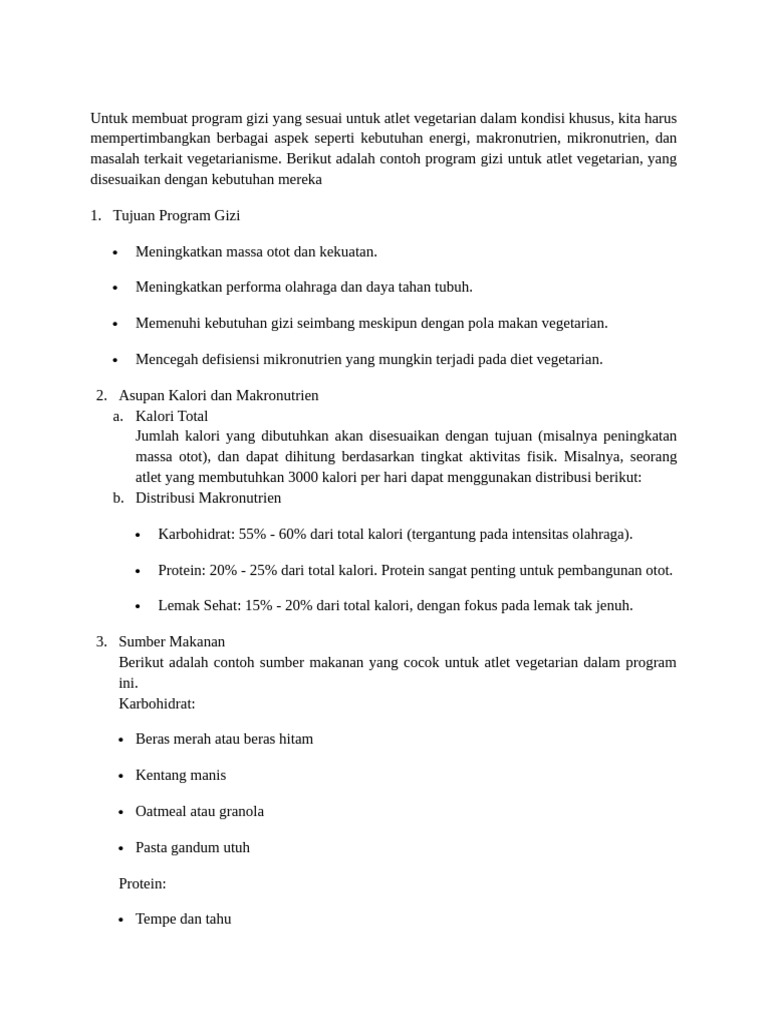 Tugas 5 Bag 2 Gizi Kebugaran | PDF