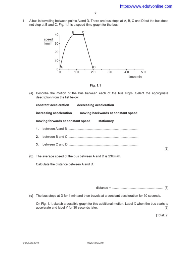 CAIE Mock Physics Paper 4 | PDF | Waves | Sound