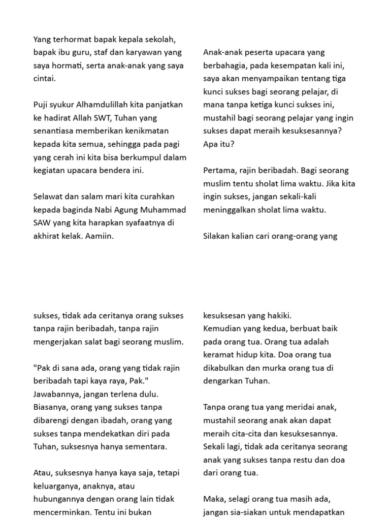 Yang Terhormat Bapak Kepala Sekolah | PDF