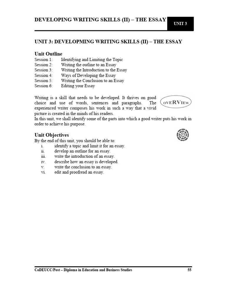 UNIT 3 | PDF | Essays | English Language