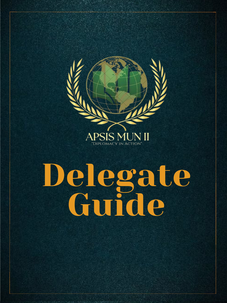 DELEGATE-GUIDE | PDF | Political Law | Meetings