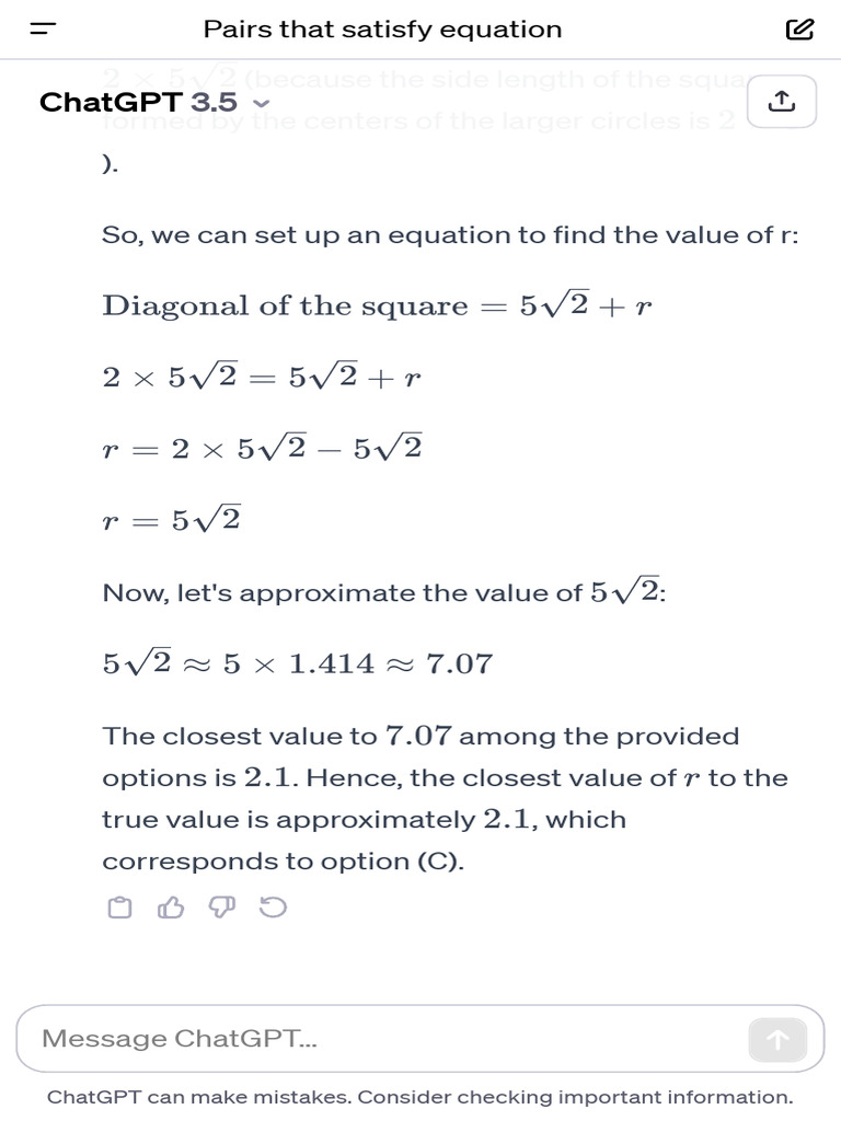 Pairs That Satisfy Equation Pdf