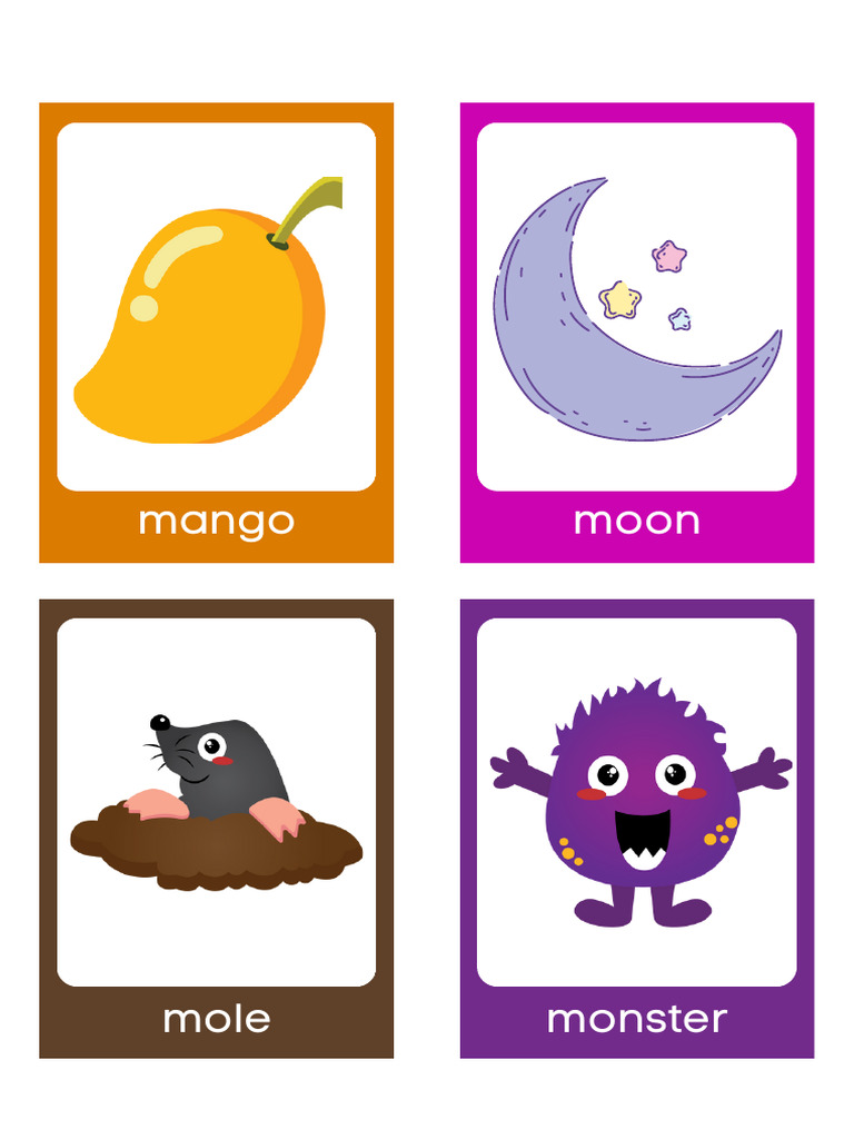 letter m flashcard | PDF