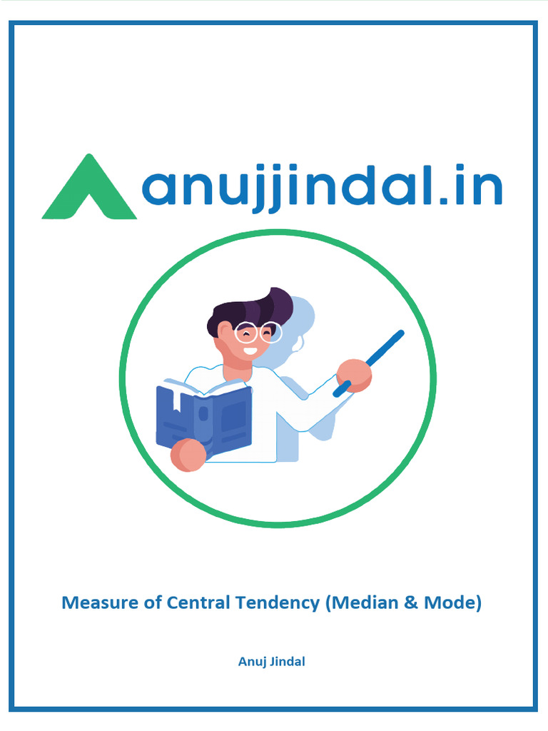 Measures of Central Tendency (Median & Mode) | PDF | Mode (Statistics ...