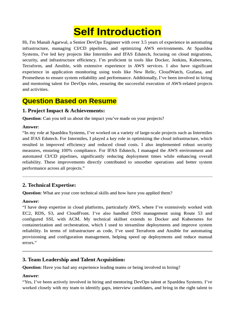 General Interview Questions | PDF | Security | Computer Security