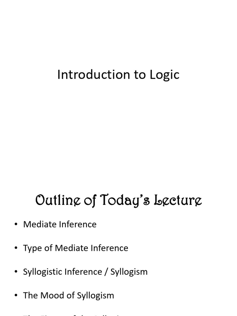 Logic-Syllogism_111332 | PDF