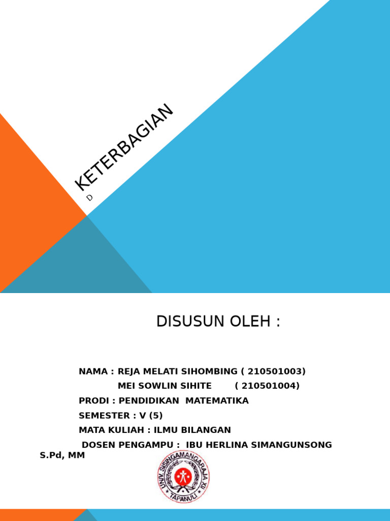 KETERBAGIAN | PDF