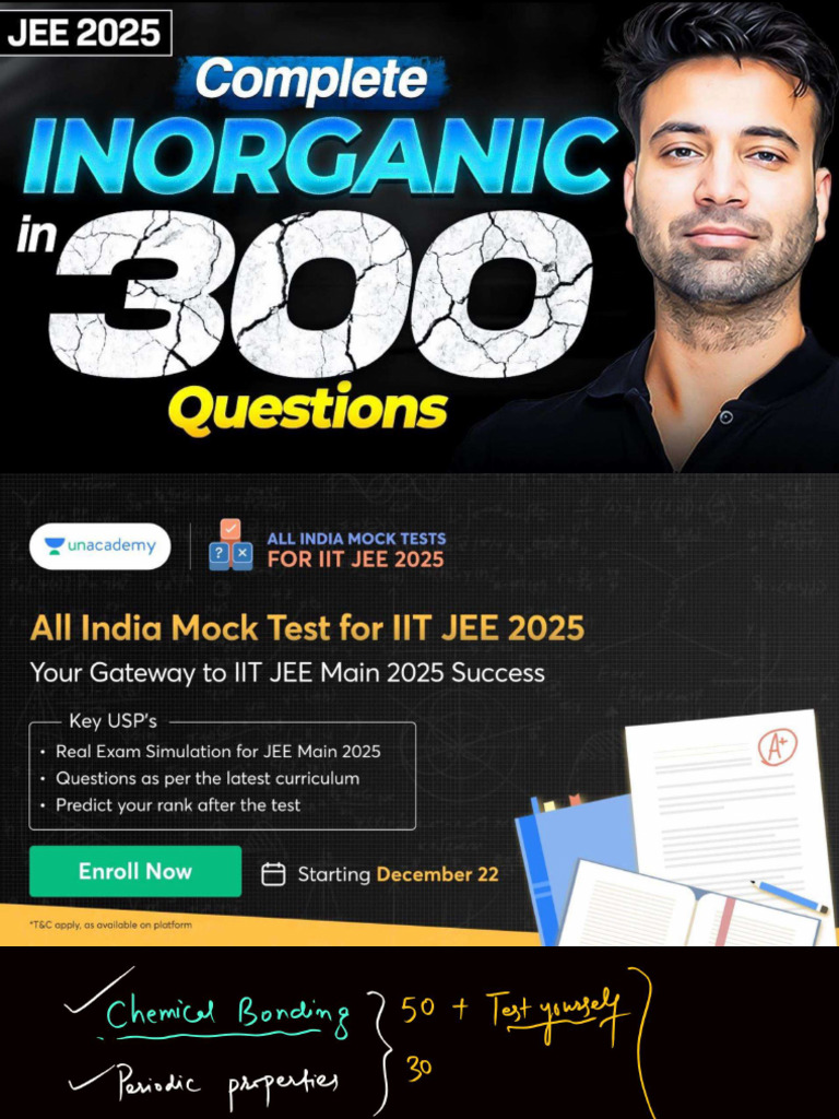 Complete Inorganic Chemistry In 300 Questions Pdf