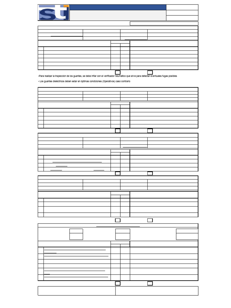 4.15.3. Check List de Implementos y Epps Dielectricos-2024 | PDF