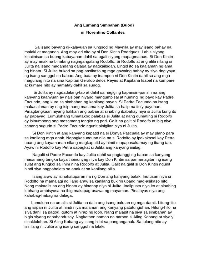 Ang Lumang Simbahan | PDF