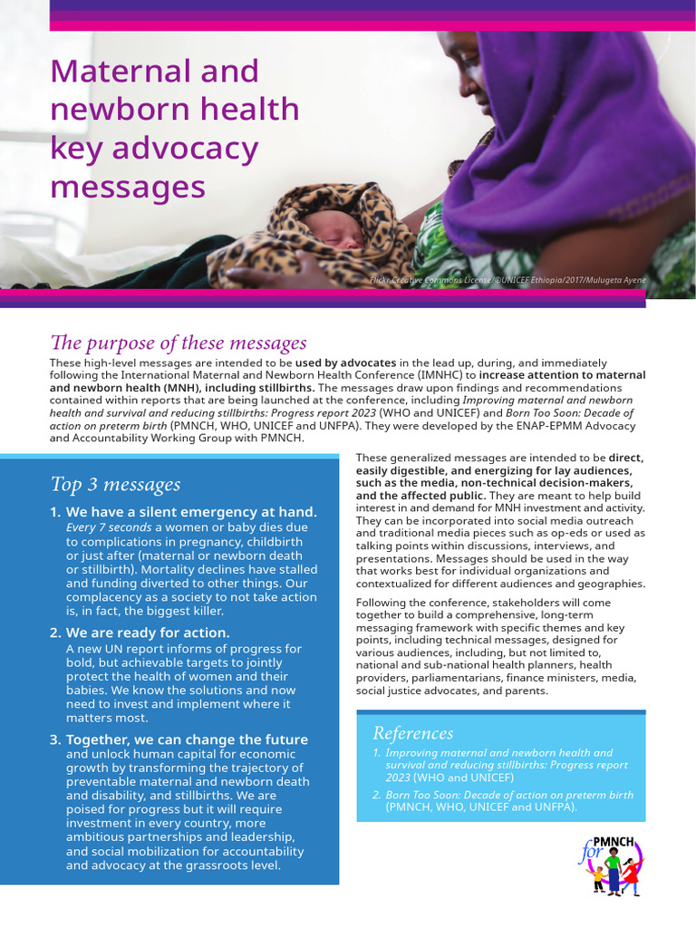 Maternal & Newborn Health Advocacy | PDF | Infant Mortality | Maternal ...