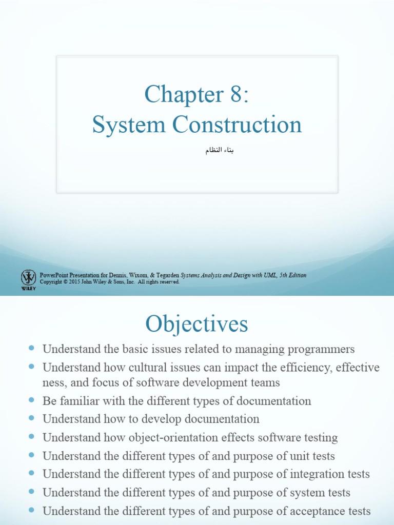 Chap8 - System Construction | PDF