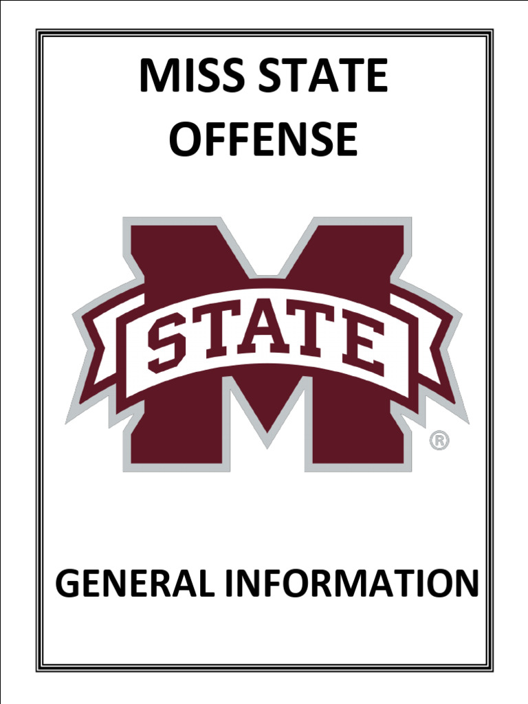 1 - 2023 Miss St Gen Info | PDF | Quarterback | American Football