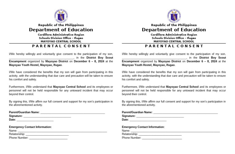 BSP-Parental-Consent | PDF