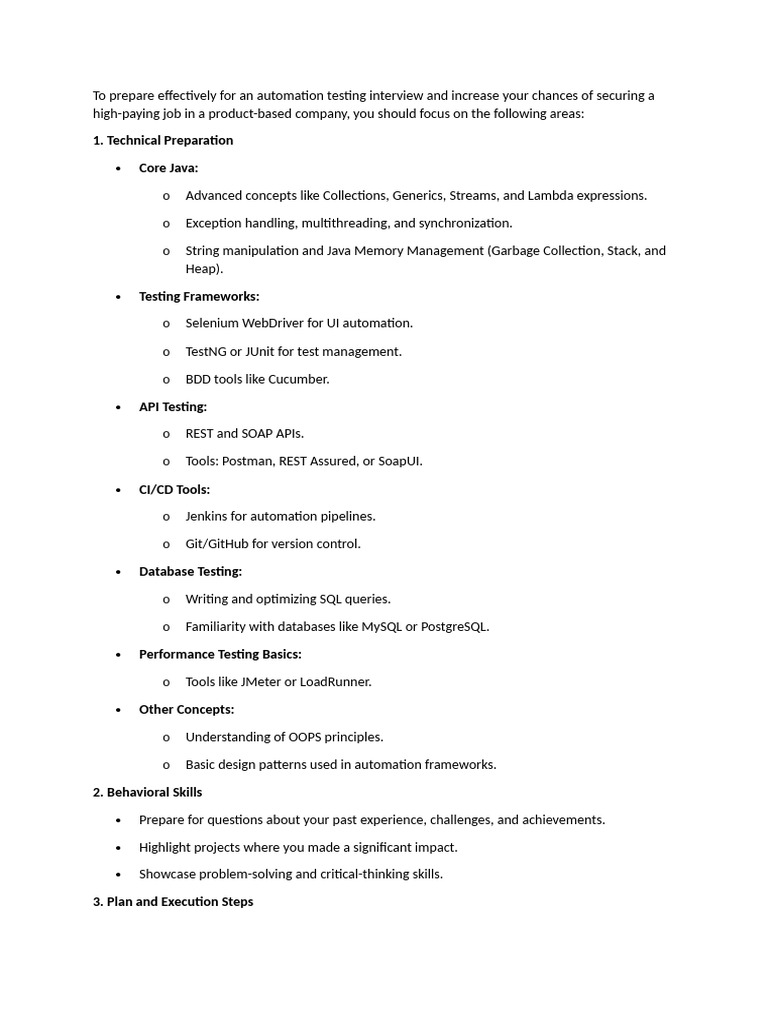 Automation Testing Framework Pdf Software Testing Selenium Software 7453