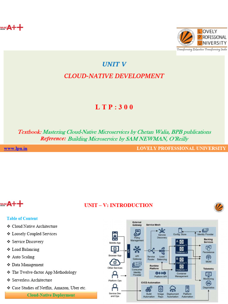 INT363_Unit_5 | PDF | Cloud Computing | Load Balancing (Computing)
