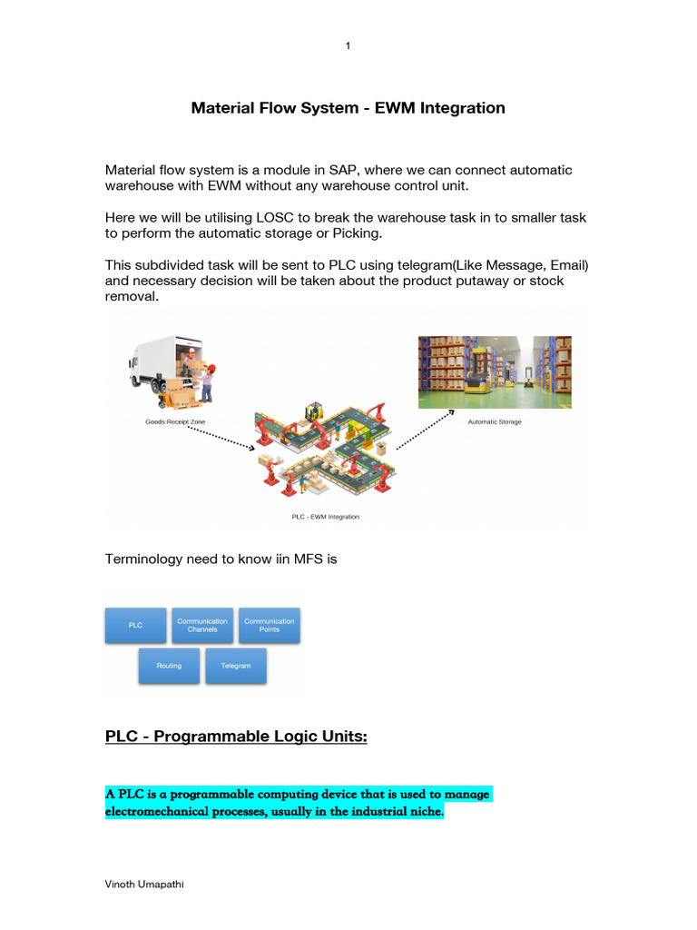 MFS - Terminology | PDF | Programmable Logic Controller | Warehouse