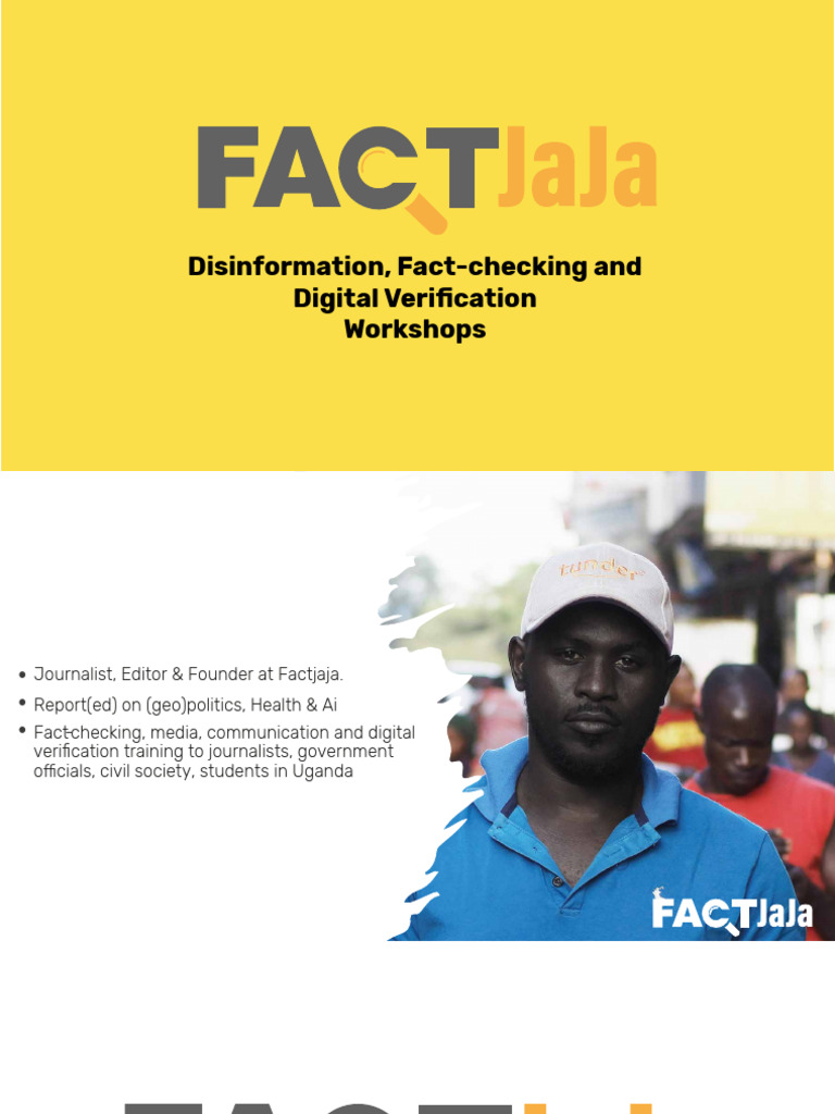 Factjaja Fact-Checking Training Guide | PDF | Human Communication | Mass Media