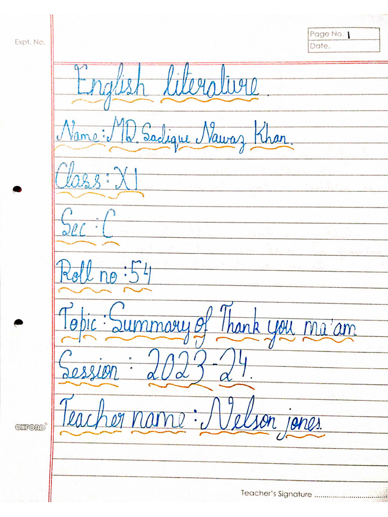 English Literature Project | PDF