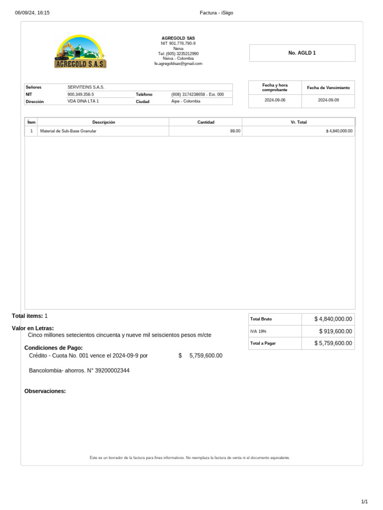 Proforma 2 | PDF | Documentos empresariales | Contabilidad