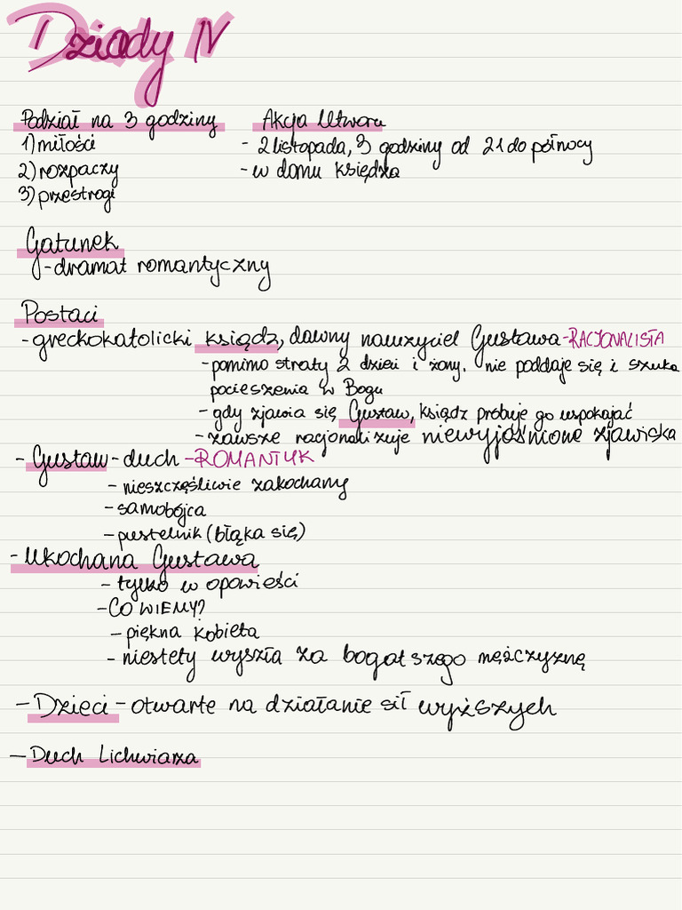 Dziady Cz. 4 IV Mickiewicz | PDF