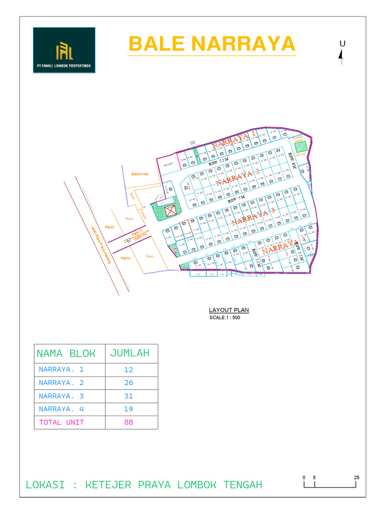 Site Plan Pergeseran Naraya 4 | PDF